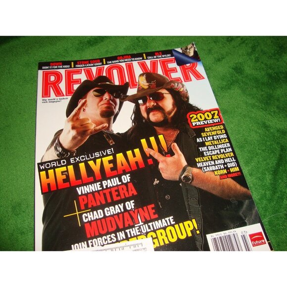 Other | Revolver Magazine 3207 Stone Souravenged Sevenfoldmetallicakorn ...